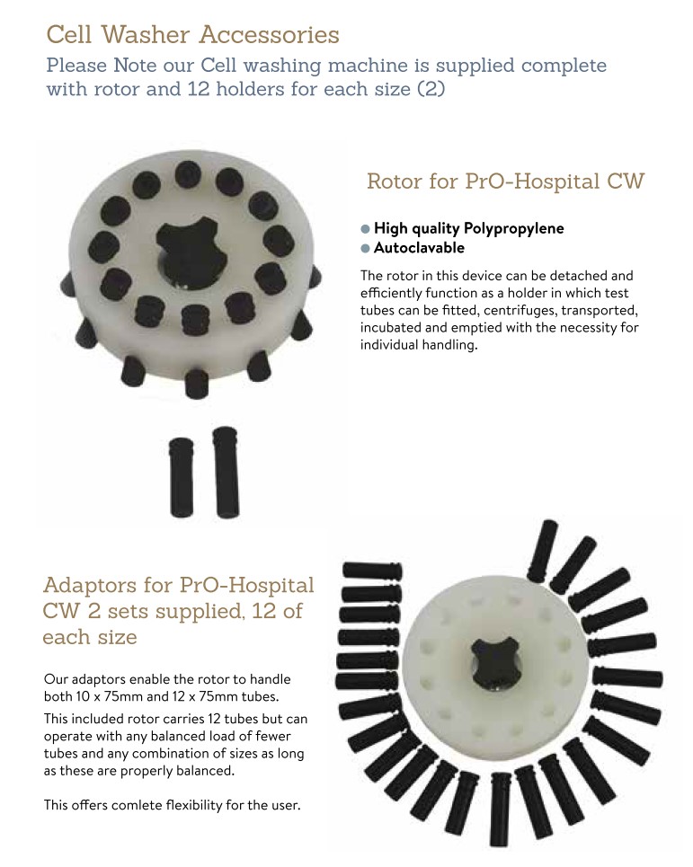 PrO-Hospital CW Cell Washing Centrifuge (Coombs test) - 快篩.抗病毒.提升免疫.緩解痠疼